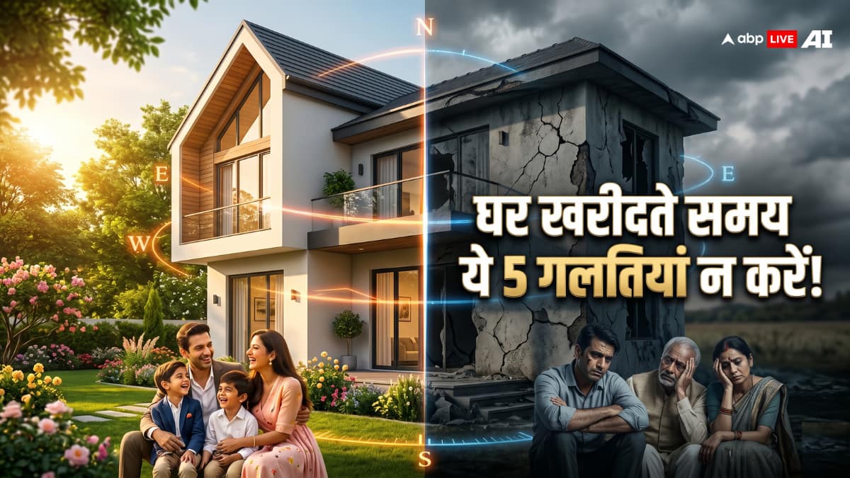 घर खरीदने वाले लोग वास्तु से जुड़ी 5 बड़ी गलतियां करते हैं, जानिए ...