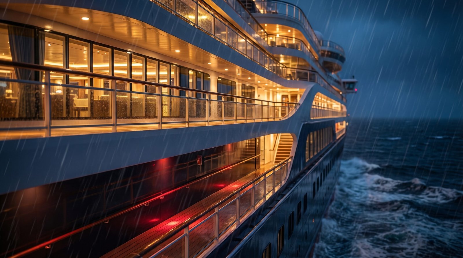 Luxury cruise lines face first 2026 GI outbreak and high wind collision