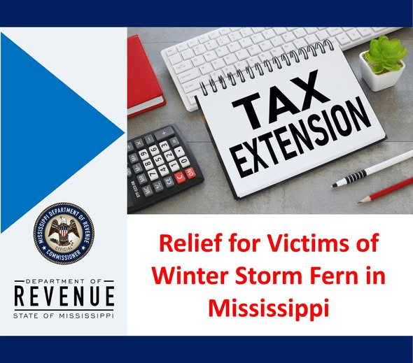 IRS announces tax relief for Mississippi taxpayers impacted by severe ...