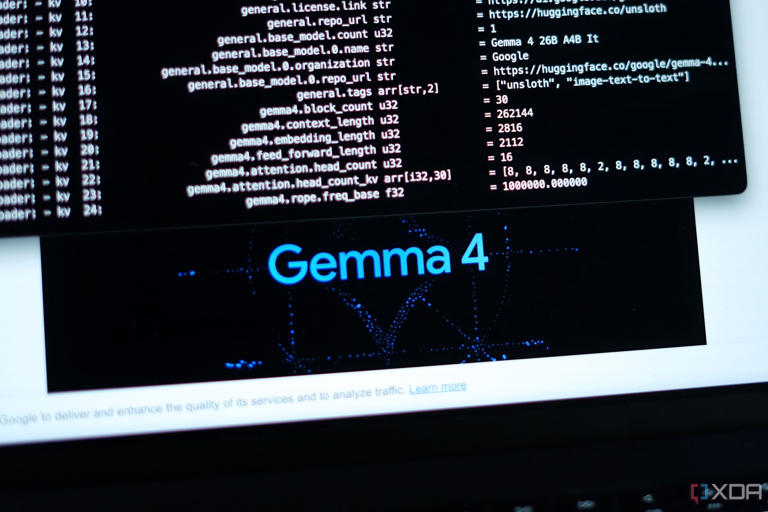 I tried Google's new DiffusionGemma, and watching it generate text like ...