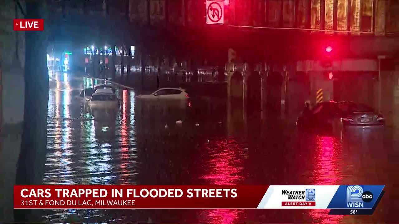 Strong storms, flooding impacts southeast Wisconsin Wednesday night