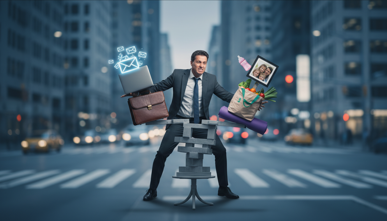 The reality of balancing work and personal life!