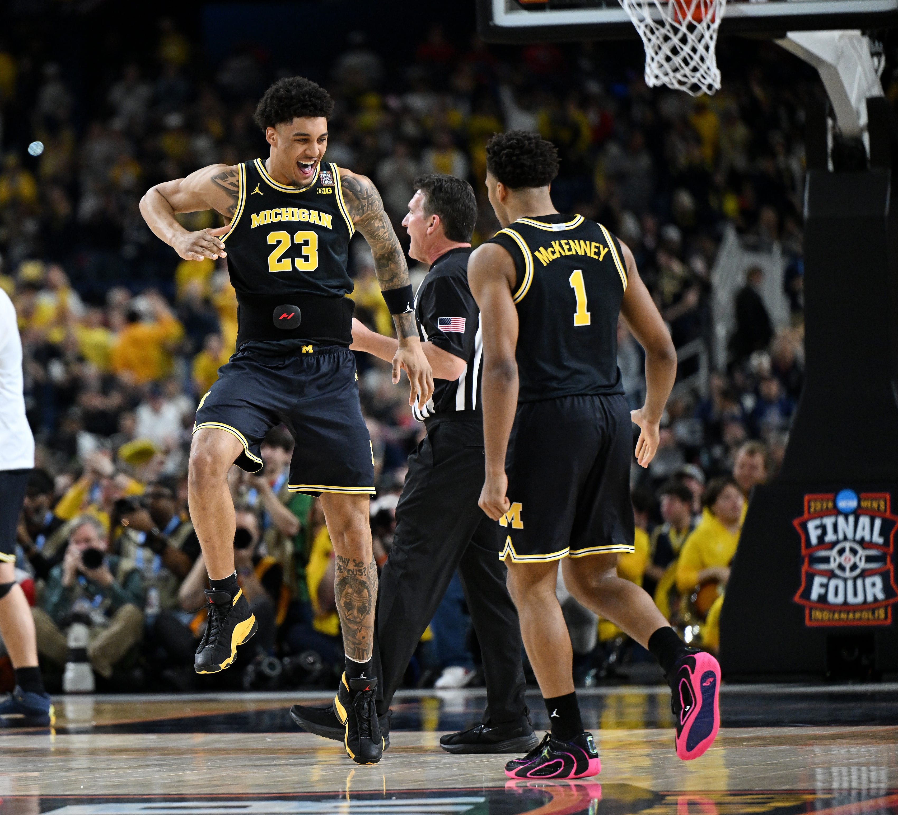 Who does Michigan play next in the NCAA Tournament Final Four?