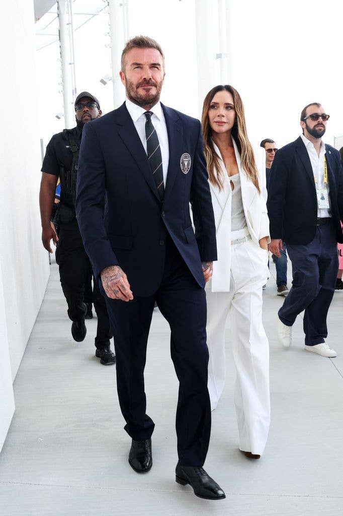 Victoria Beckham goes blonde for Easter - and her hair is longer than ever