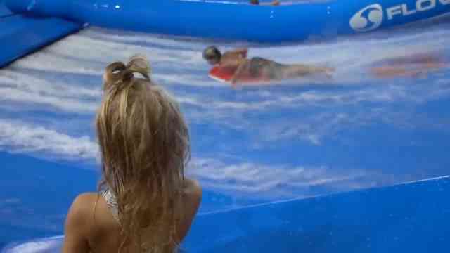 Waterpark ride malfunction leaves riders stuck