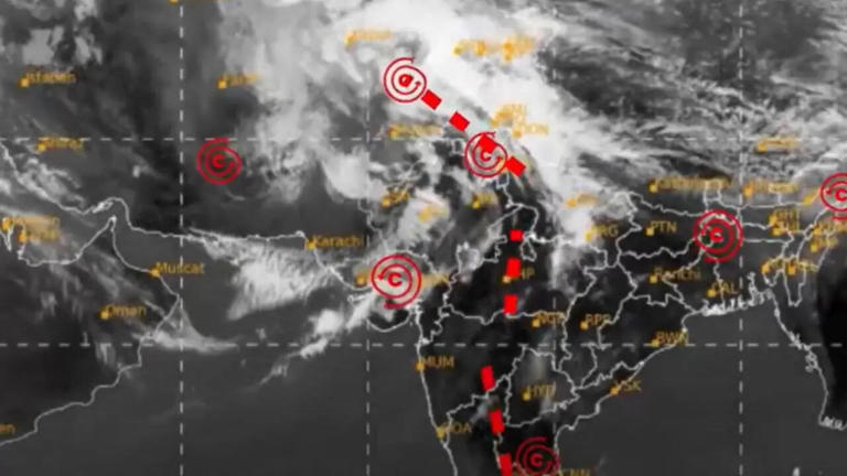 Delhi weather today: Cloud cover, rain, and strong winds continue, IMD ...