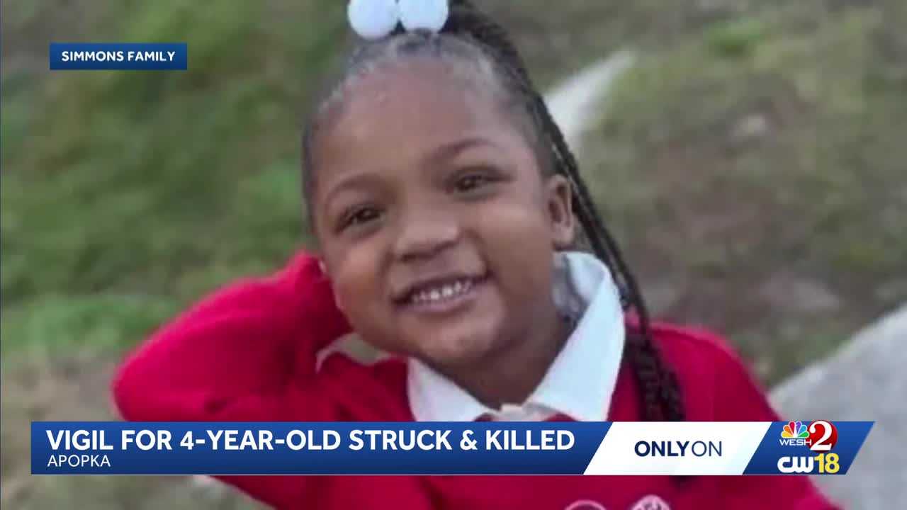Honoring Kamaria: Vigil held for 4-year-old struck, killed in Apopka ...