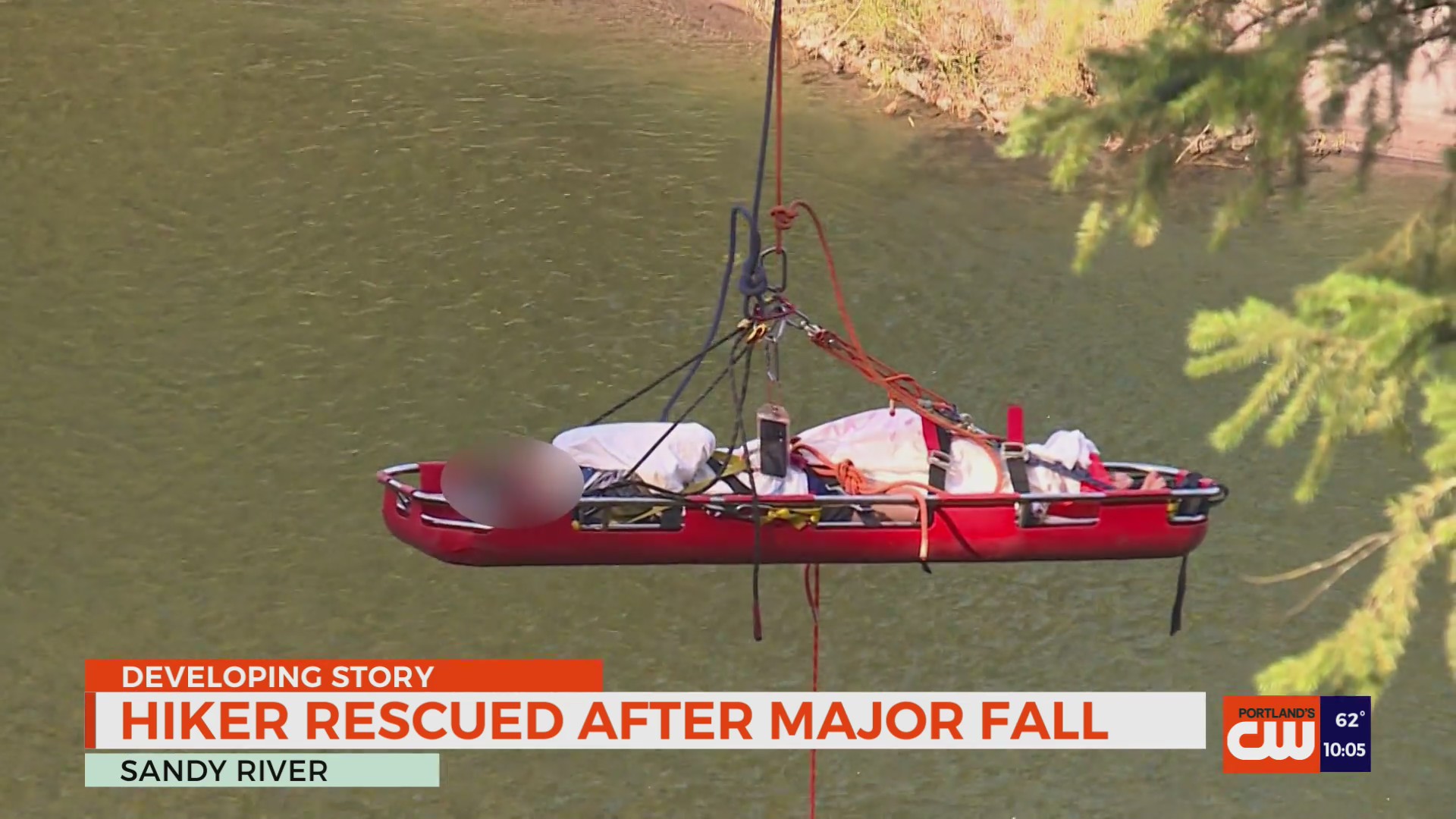 Teen rescued, hospitalized after falling 150 feet down embankment of ...