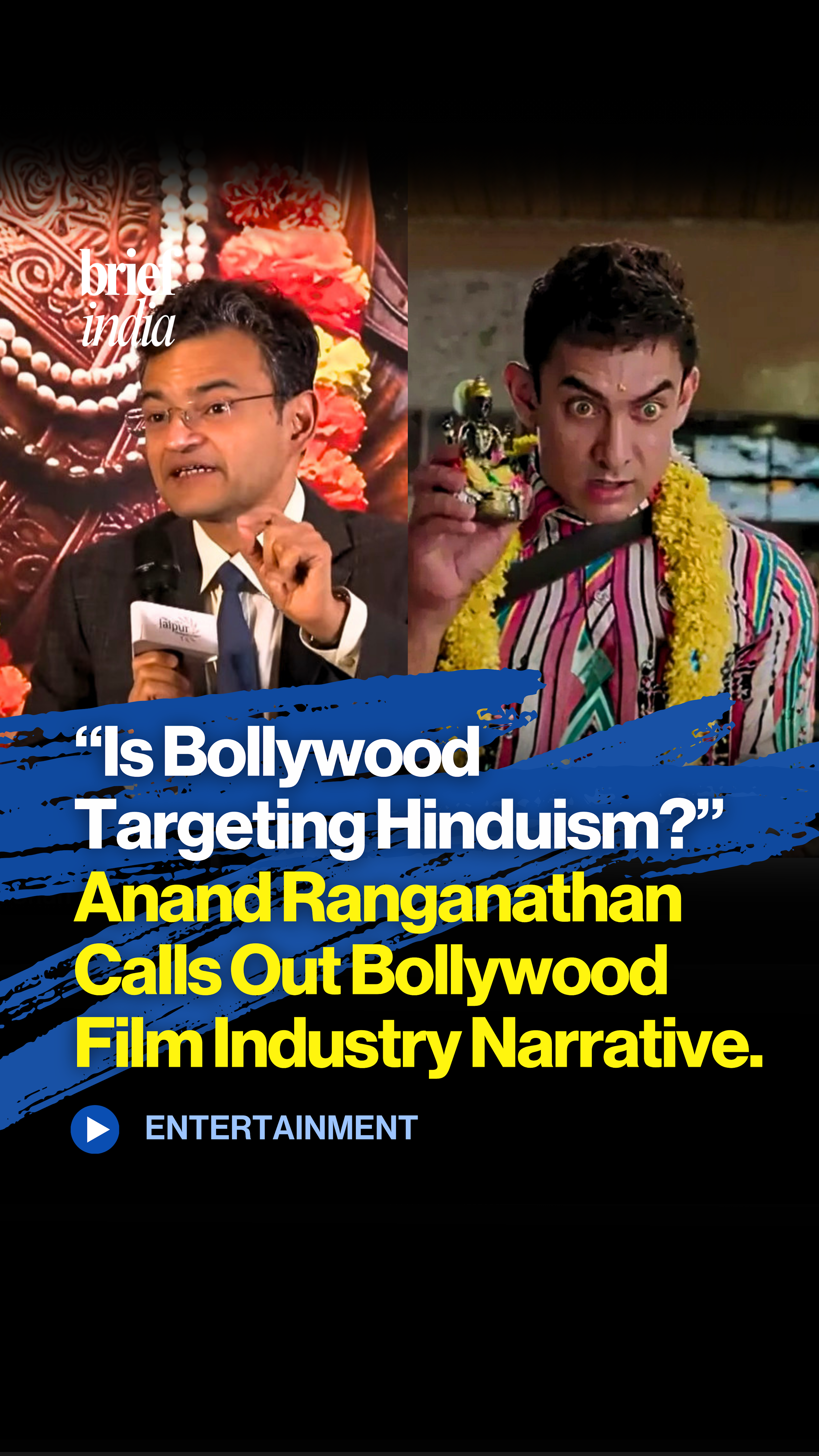 Hinduism misrepresented on screen? Anand Ranganathan drops hard truths.