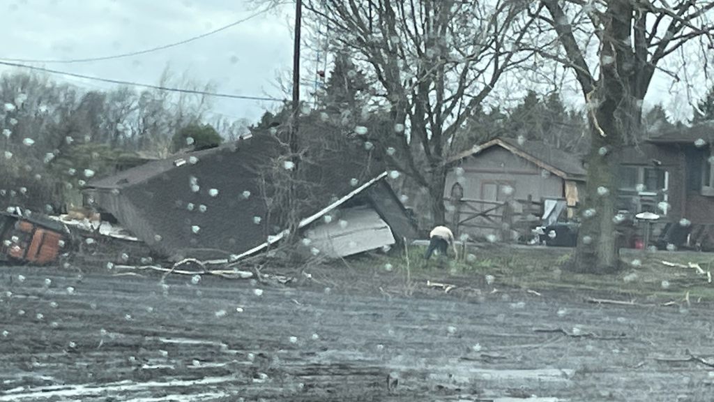 Severe storms sweep through southeast Michigan; homes damaged, trees down