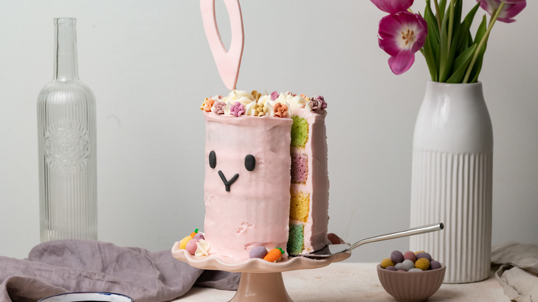 Festive Easter bunny cake recipe