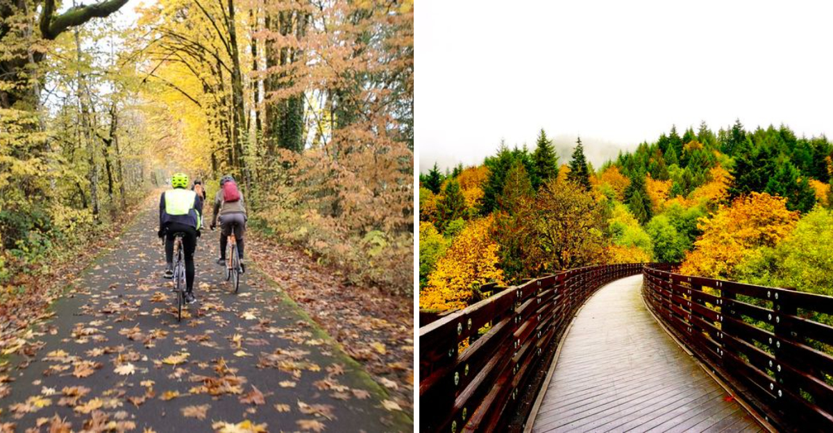 This 21-mile Oregon trail built on an old railroad is perfect for ...