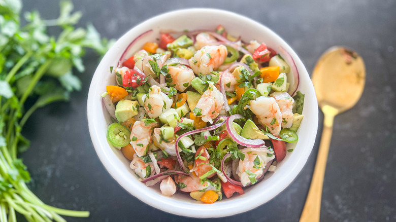 Quick and easy shrimp ceviche recipe