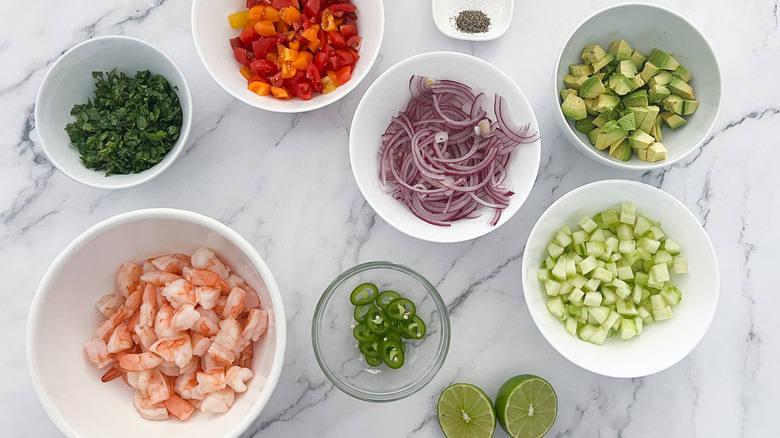 Quick and easy shrimp ceviche recipe