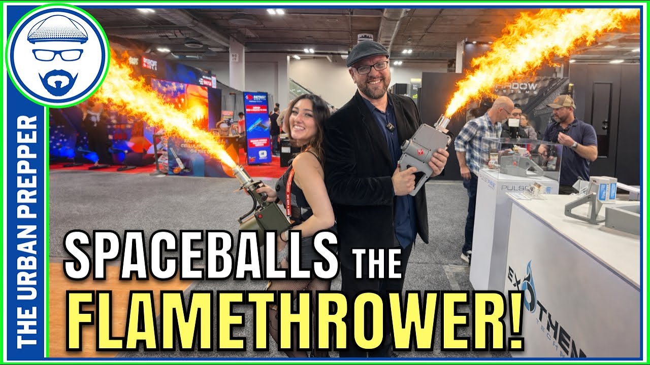 This 25-foot flamethrower runs on gasoline: Pulsefire demo