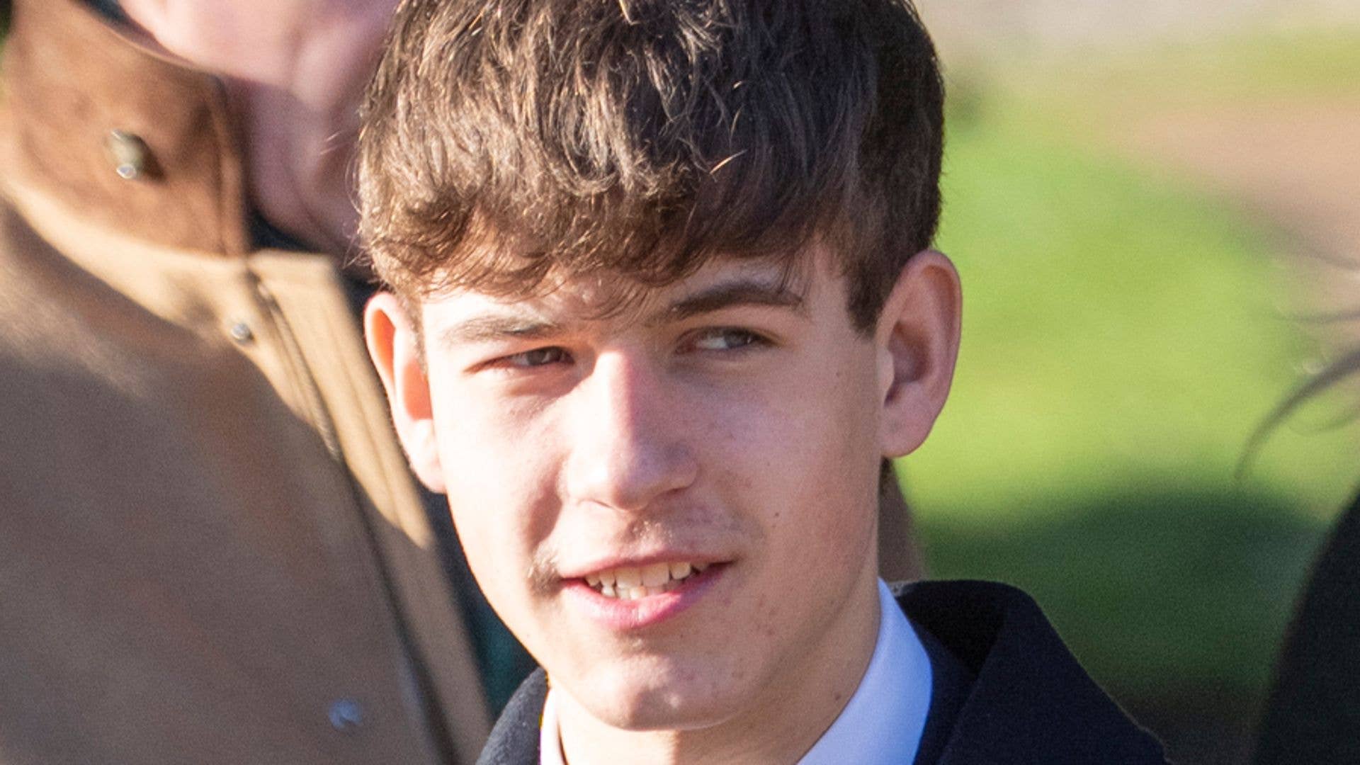 Tall James Earl of Wessex makes very rare appearance at Easter service