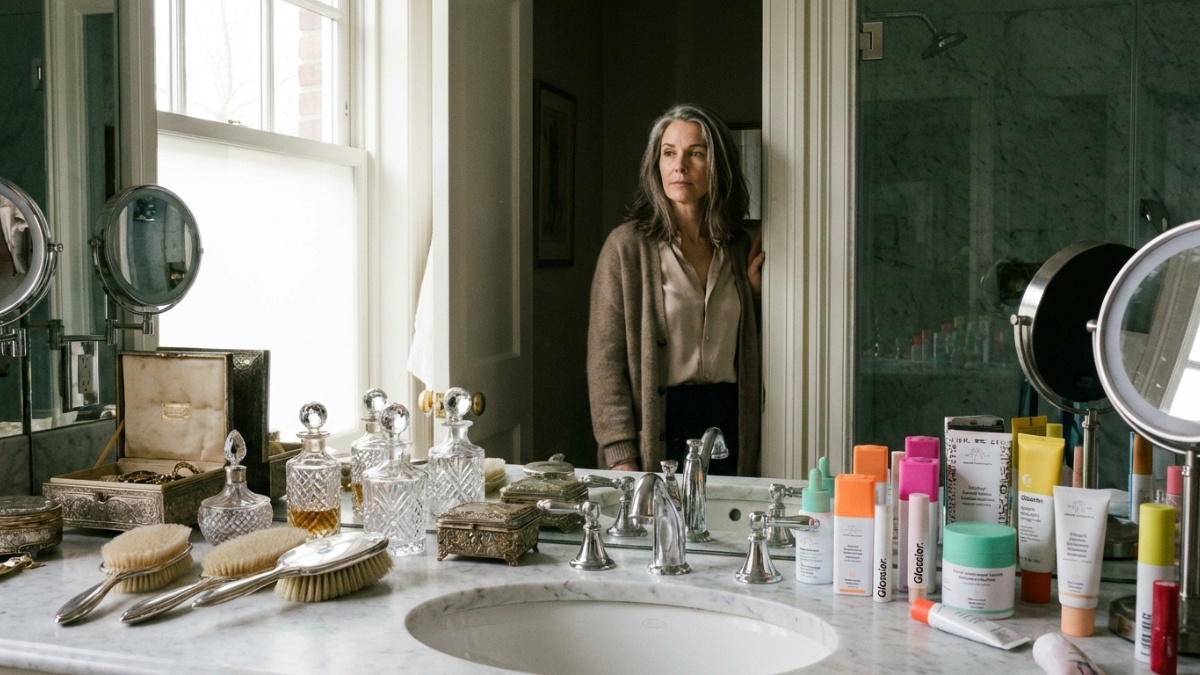 I found her silk robe hanging on my hook and my family acted like I was ...