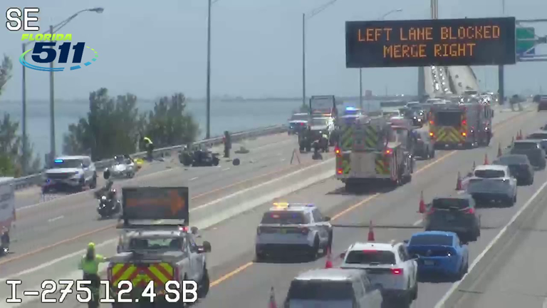 Northbound lanes of Skyway Bridge now open after fatal crash Sunday: FHP