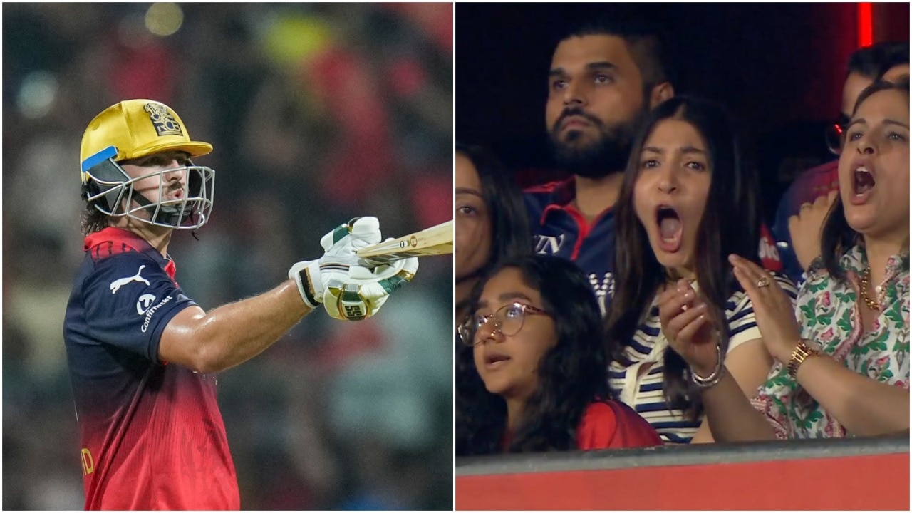IPL 2026: Virat Kohli, Anusha Sharma wowed as Tim David smashes 8 sixes ...