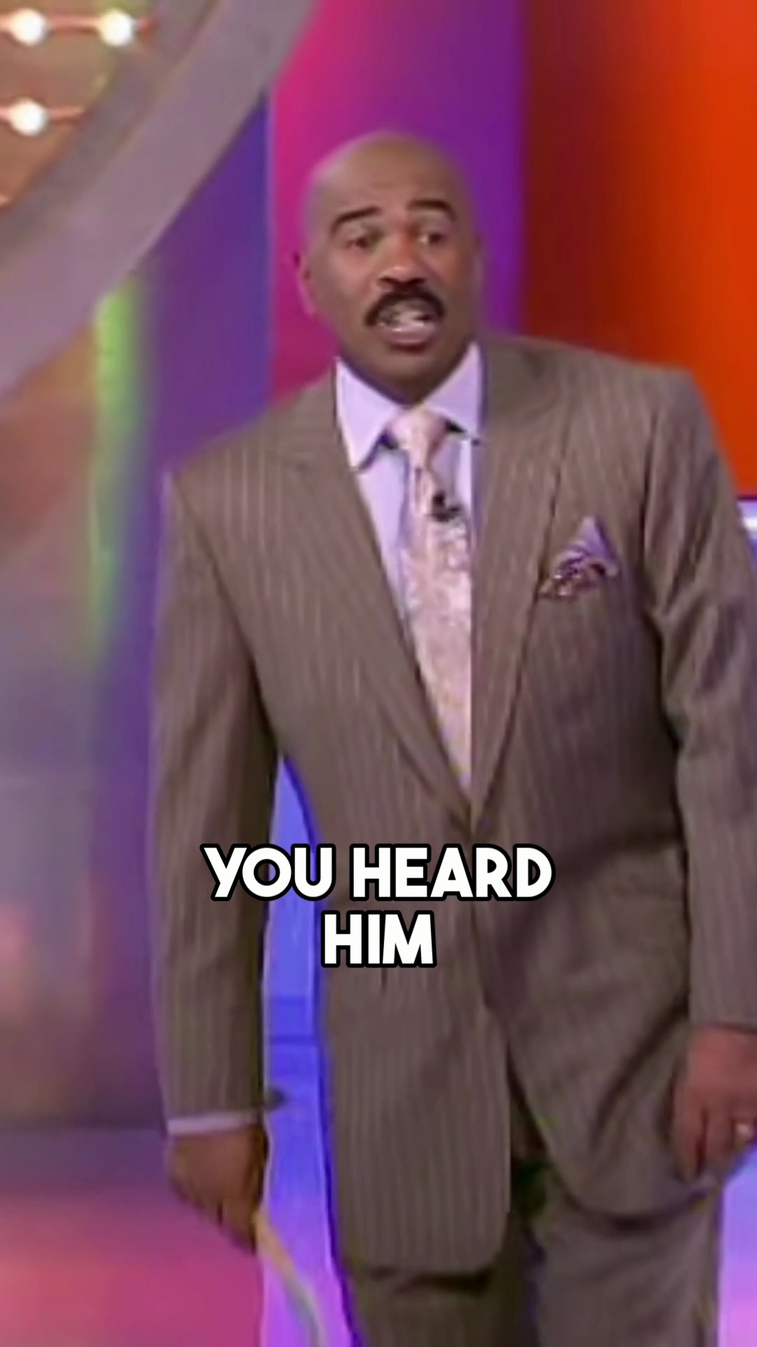 Steve Harvey jumps back after Rod’s answer on Family Feud
