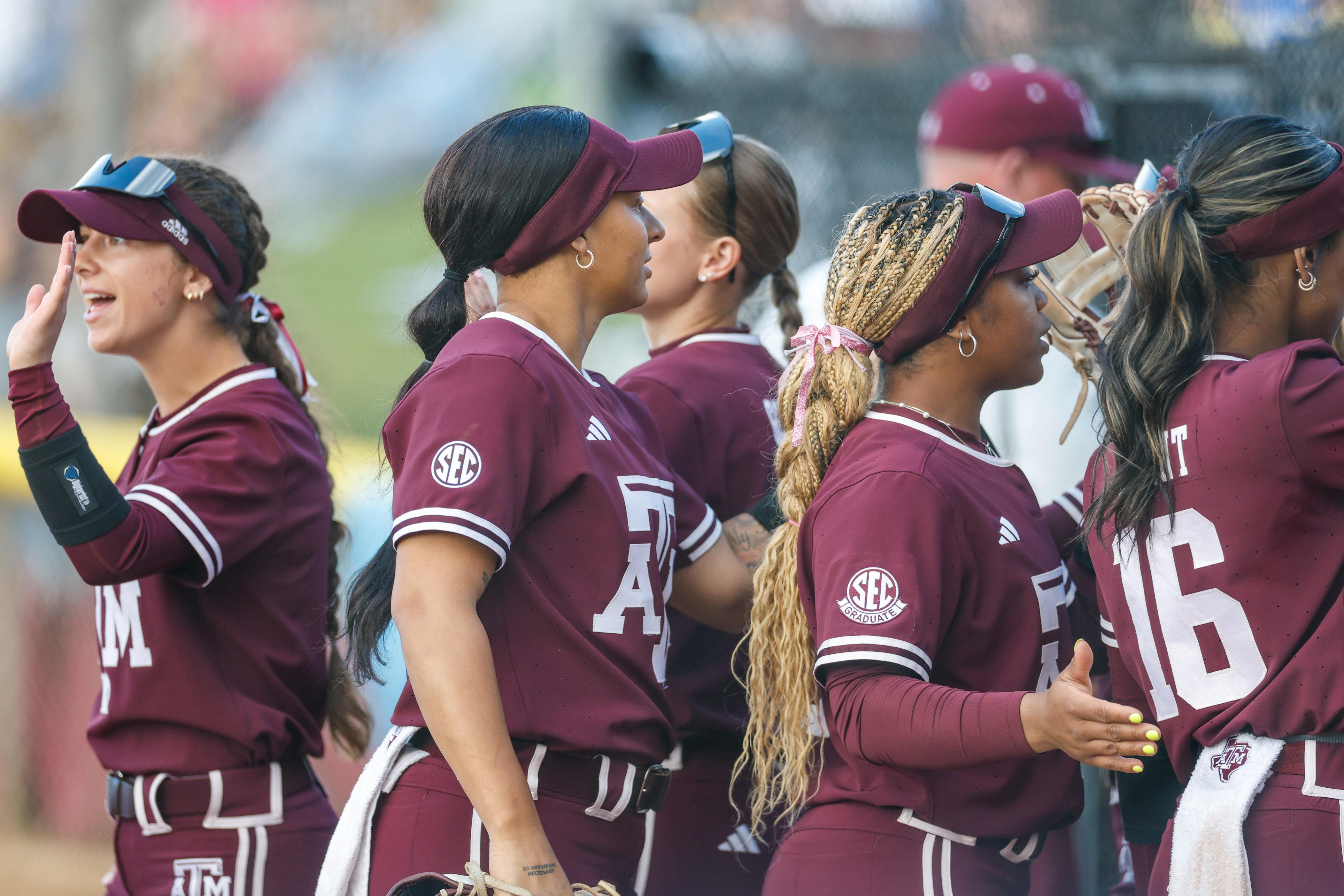 Texas A&M HC Trisha Ford and players speak after Georgia series
