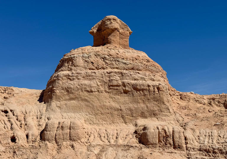 How a Utah Olympian turned a Nevada roadside into a sand sculpture gallery