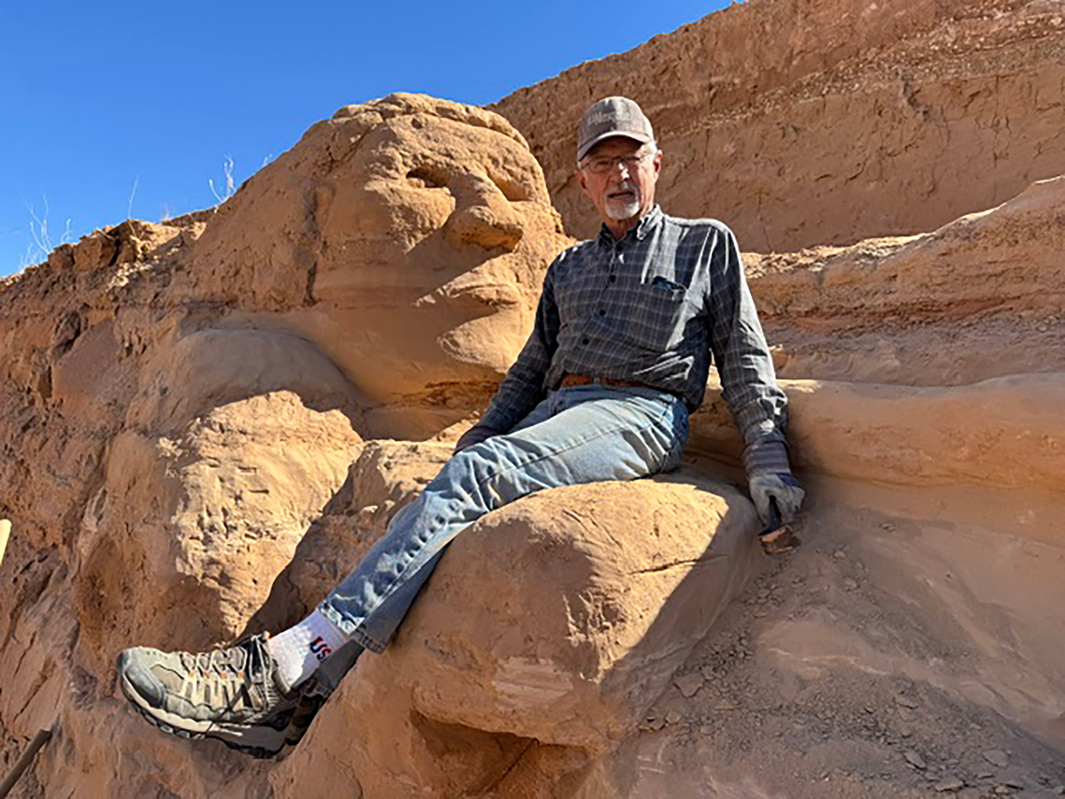 How a Utah Olympian turned a Nevada roadside into a sand sculpture gallery