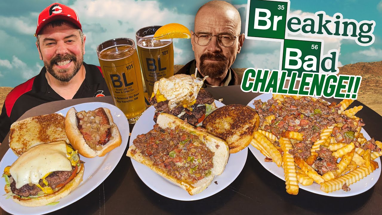 Pro eater takes on Breaking Bad chili cheesesteak food challenge