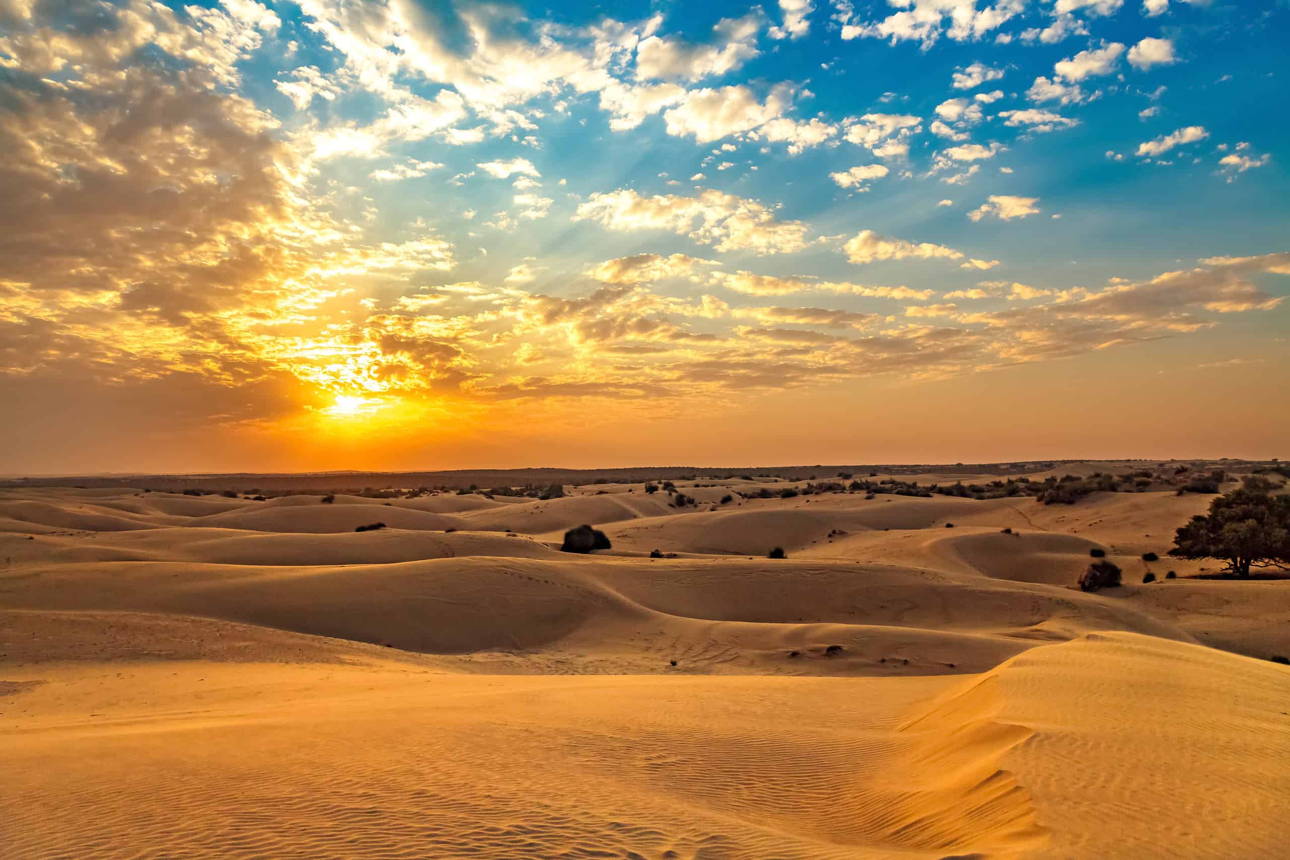 The most extreme desert temperatures ever recorded on Earth