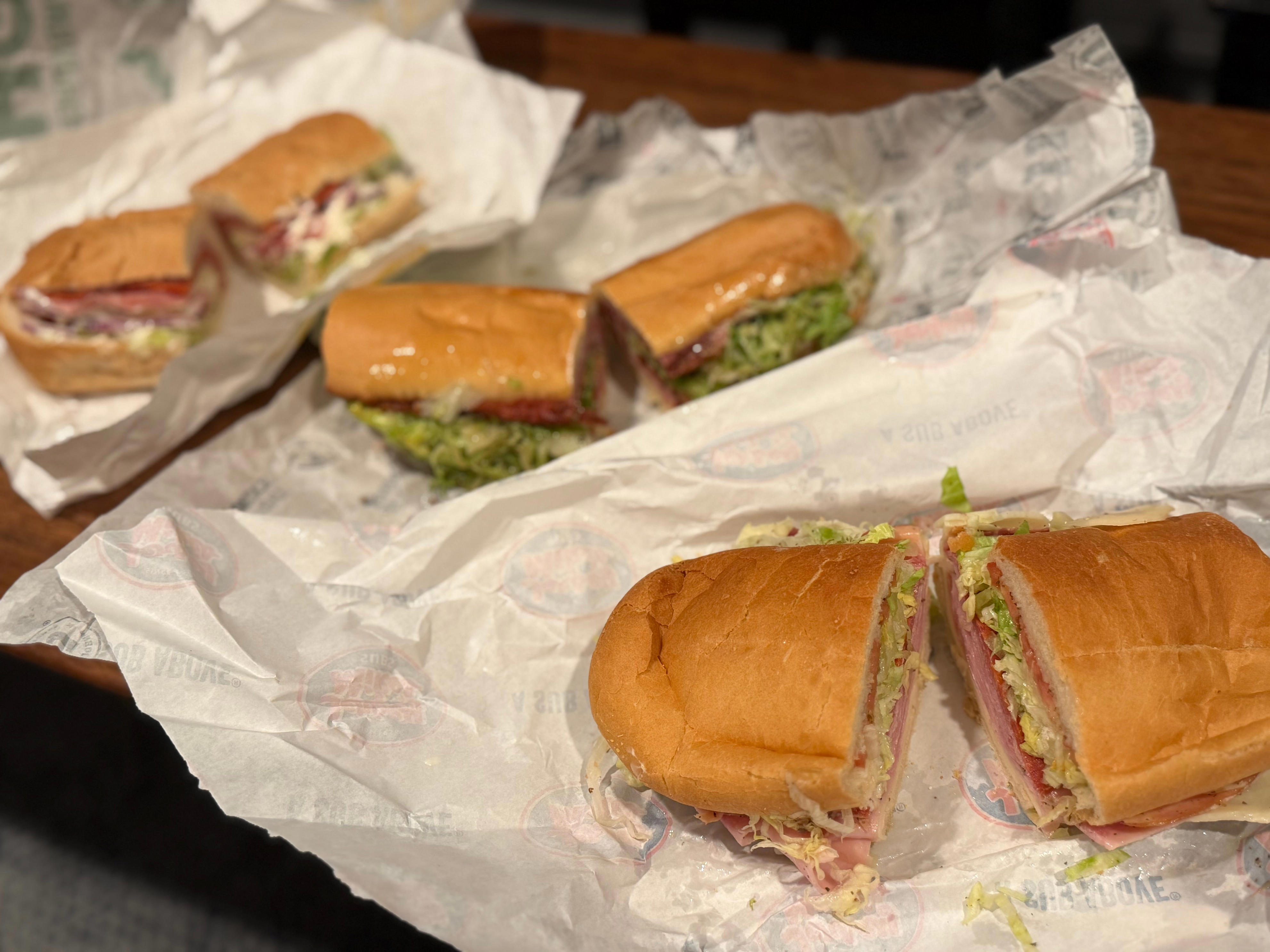 I tried Italian sandwiches from Subway, Jimmy John's, and Jersey Mike's ...