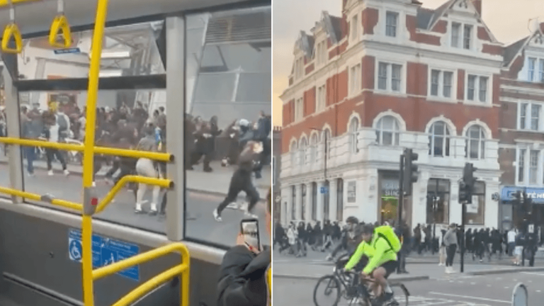 Hundreds of balaclava-clad youths descend on Milton Keynes in echo of ...