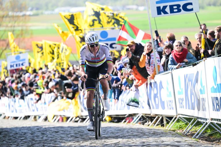 Pogacar triumphs at Tour of Flanders but may face bizarre fine