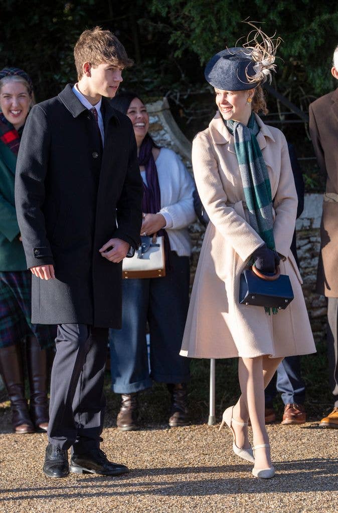 Tall James Earl of Wessex makes very rare appearance at Easter service