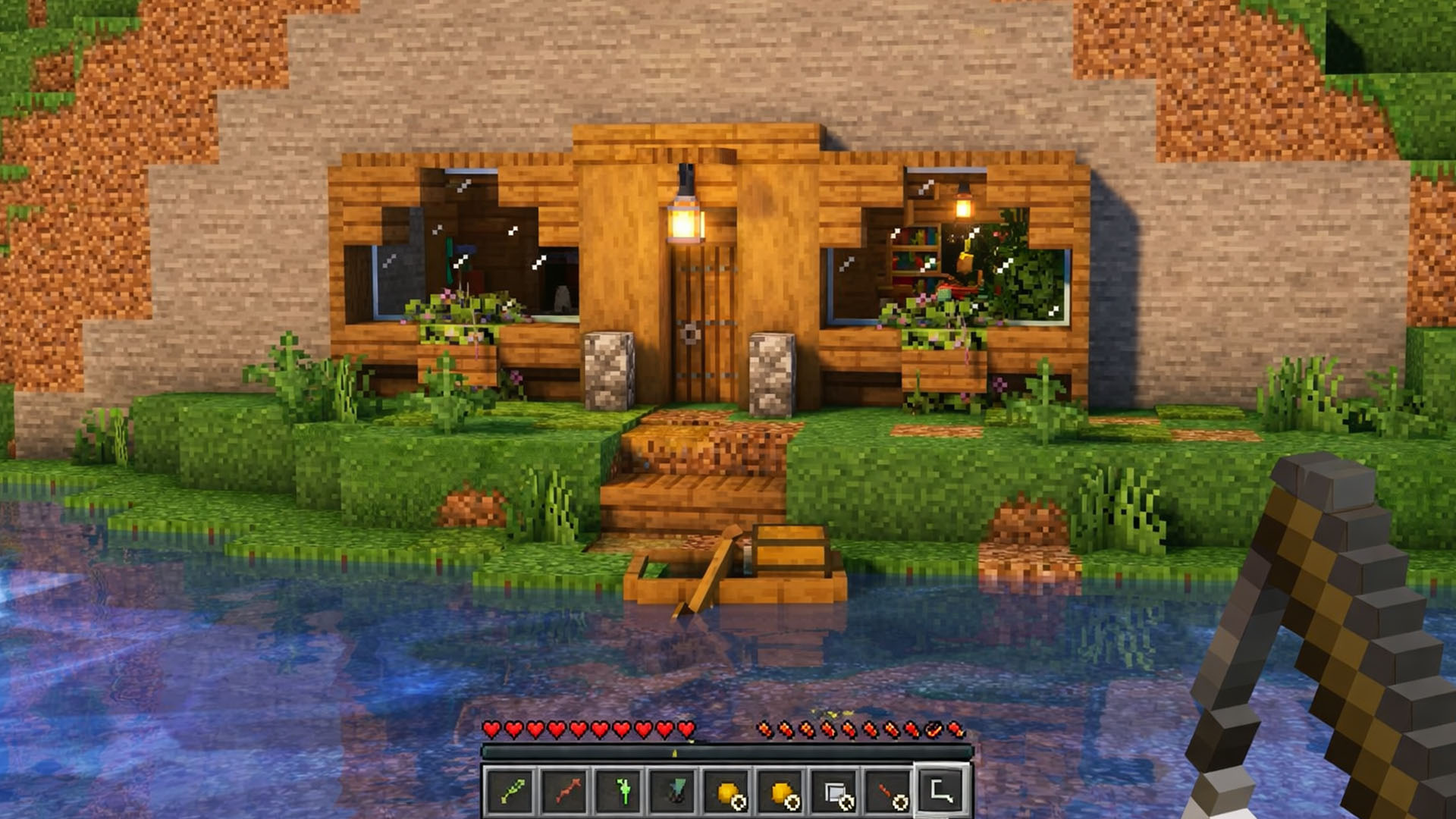 With a hillside location, this base supports better survival flow