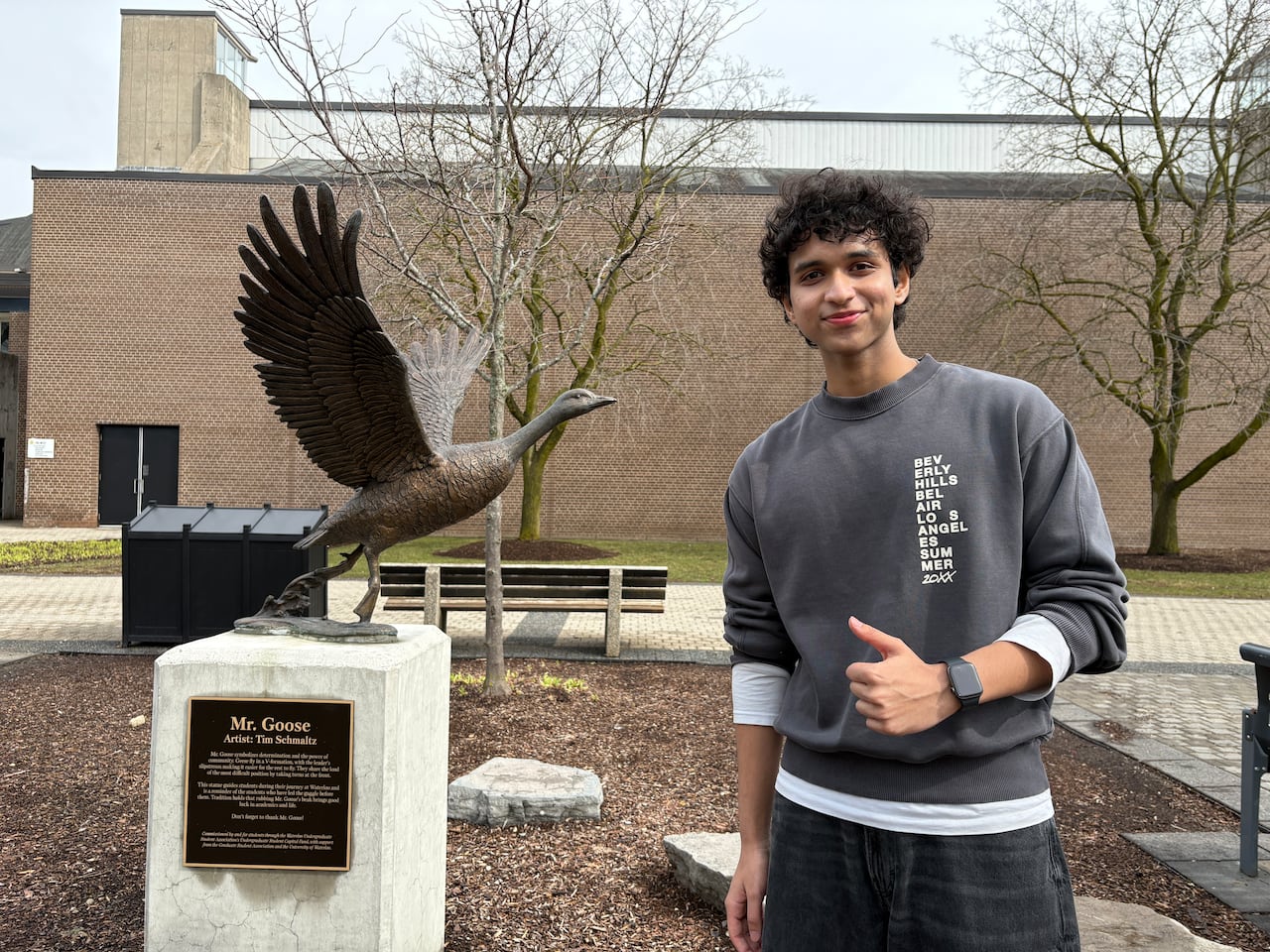 AI-powered map guides Waterloo students away from geese