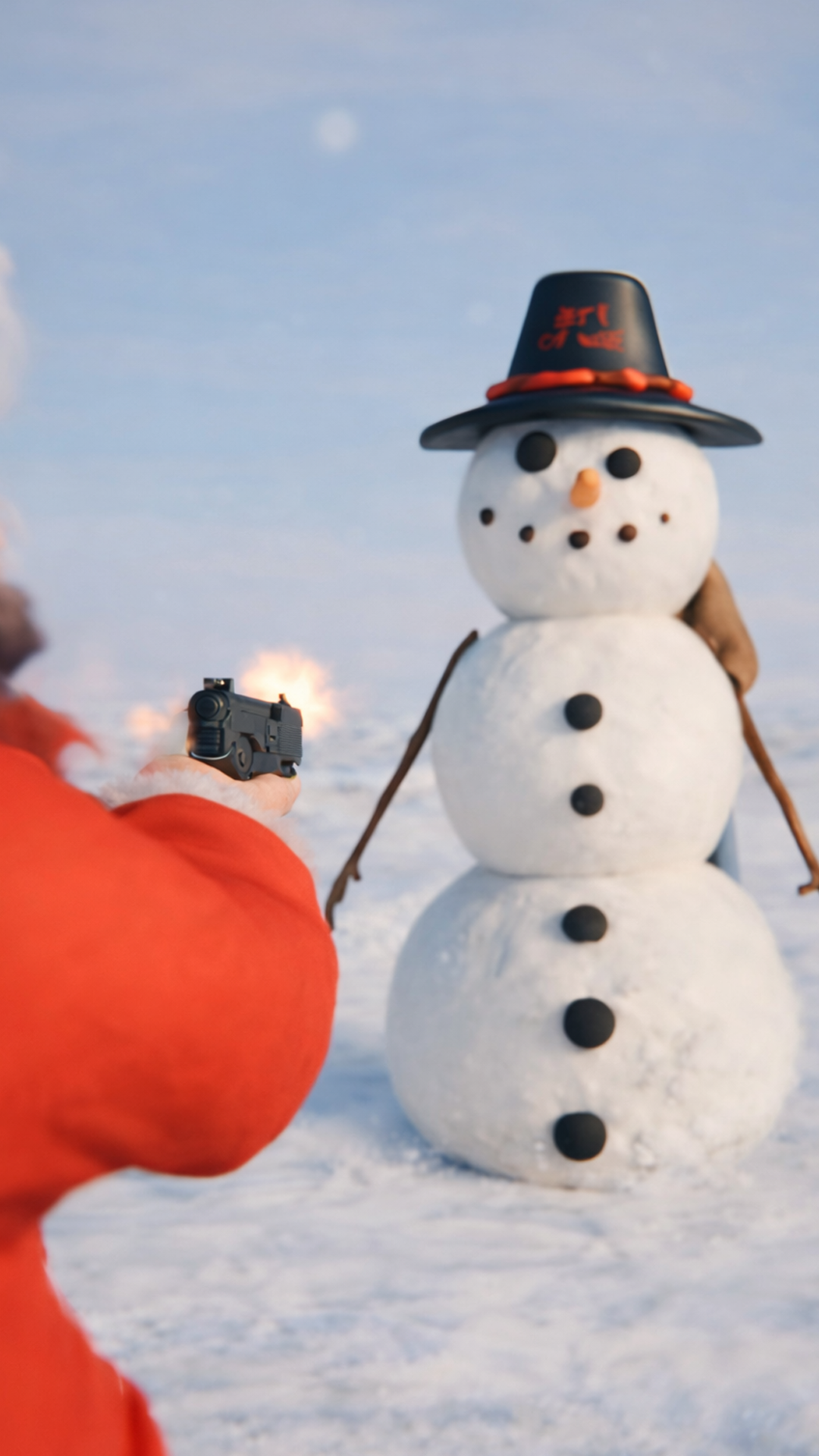 How many snowmen does it take to stop bullets?