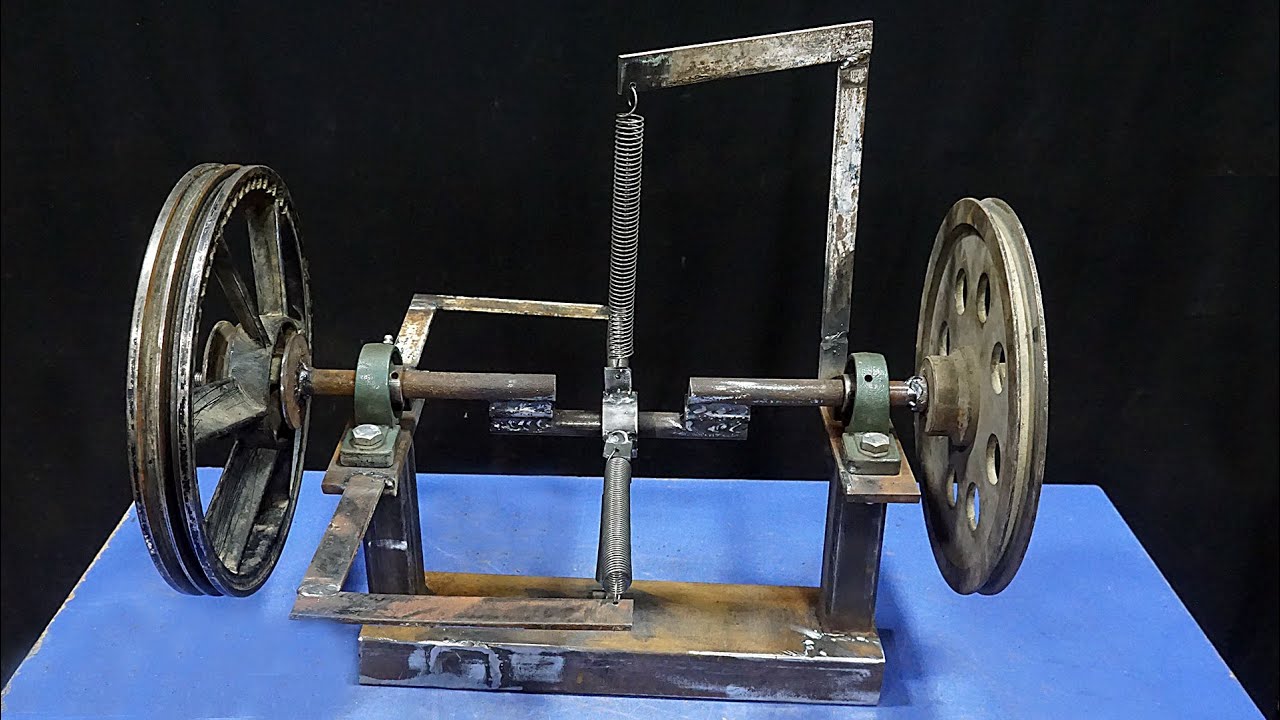 Invention for the future: free energy from 4 springs