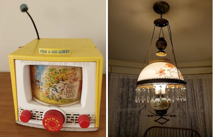 From key to radio: People share antique things in their houses