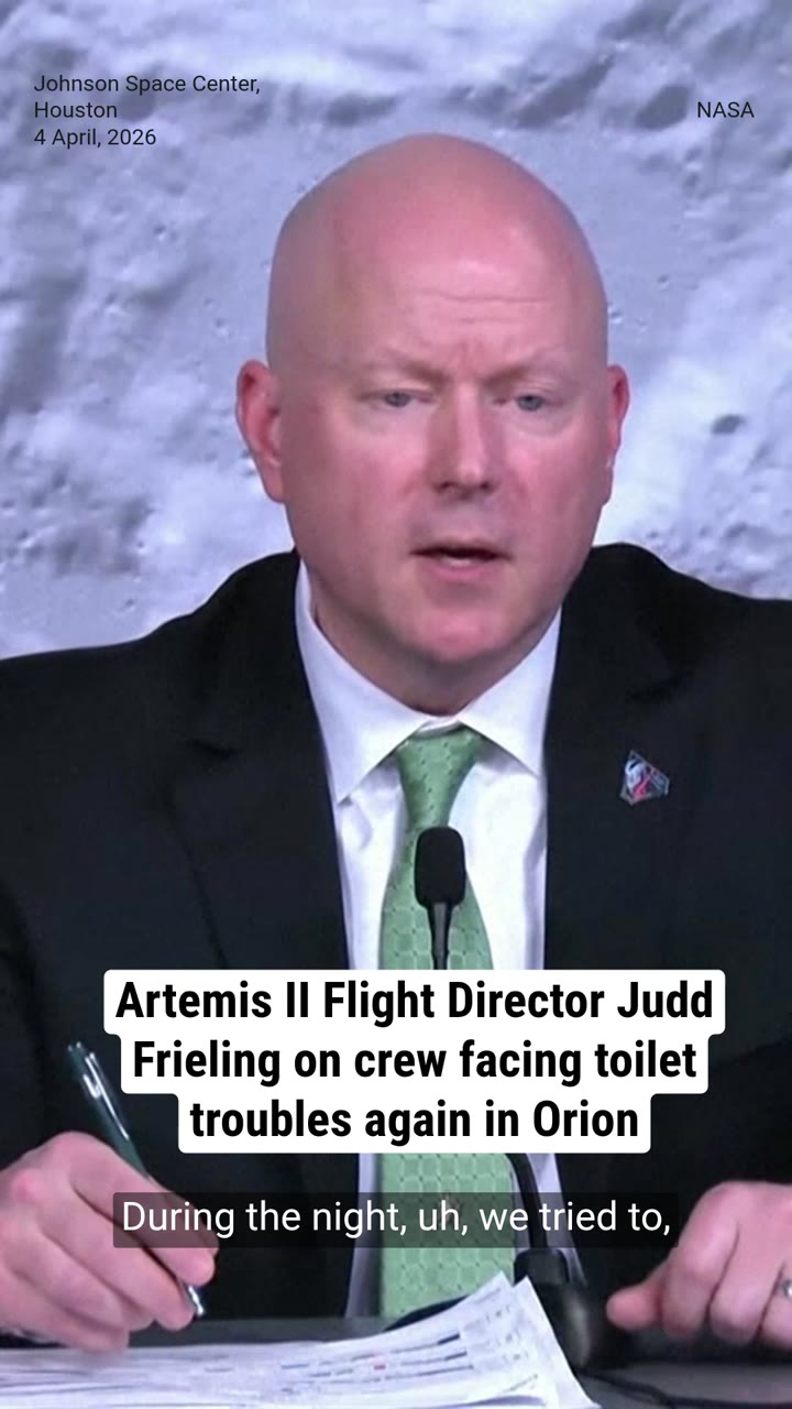 Artemis II flight director Judd Frieling on crew facing toilet troubles ...