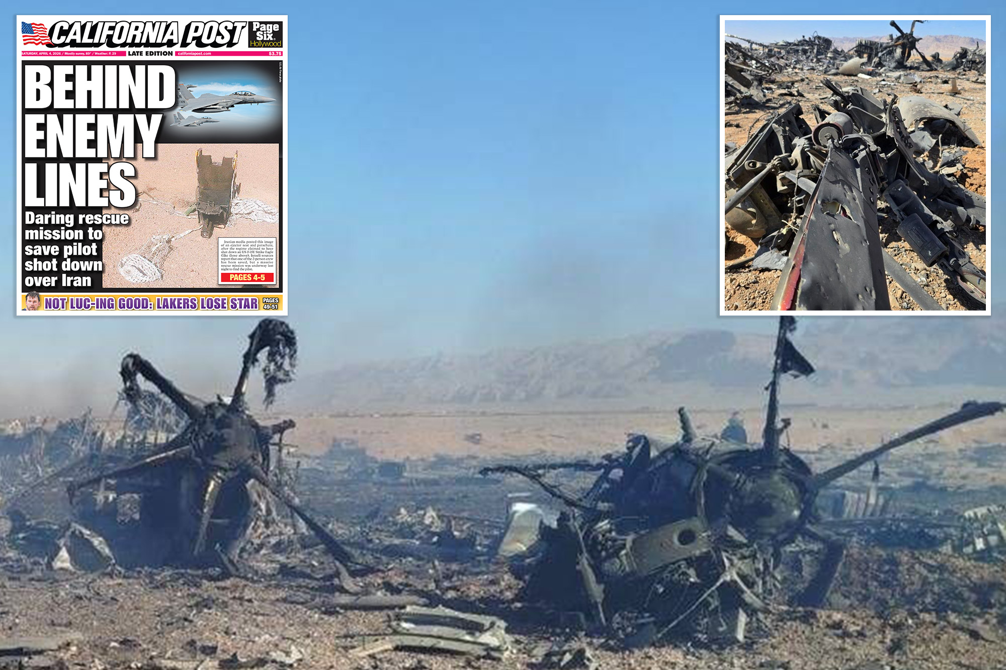 Iran shares video of $200 million destroyed US aircraft after Air Force ...