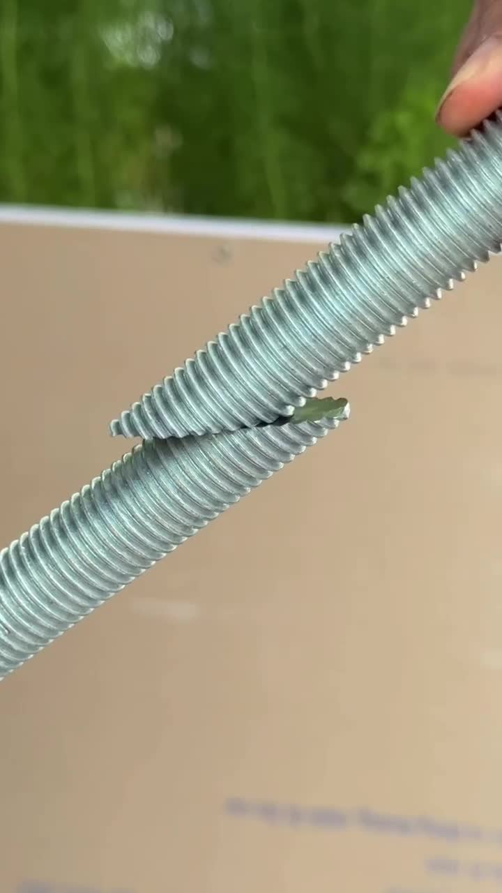 How to connect two threaded rods with a nut without welding #diy
