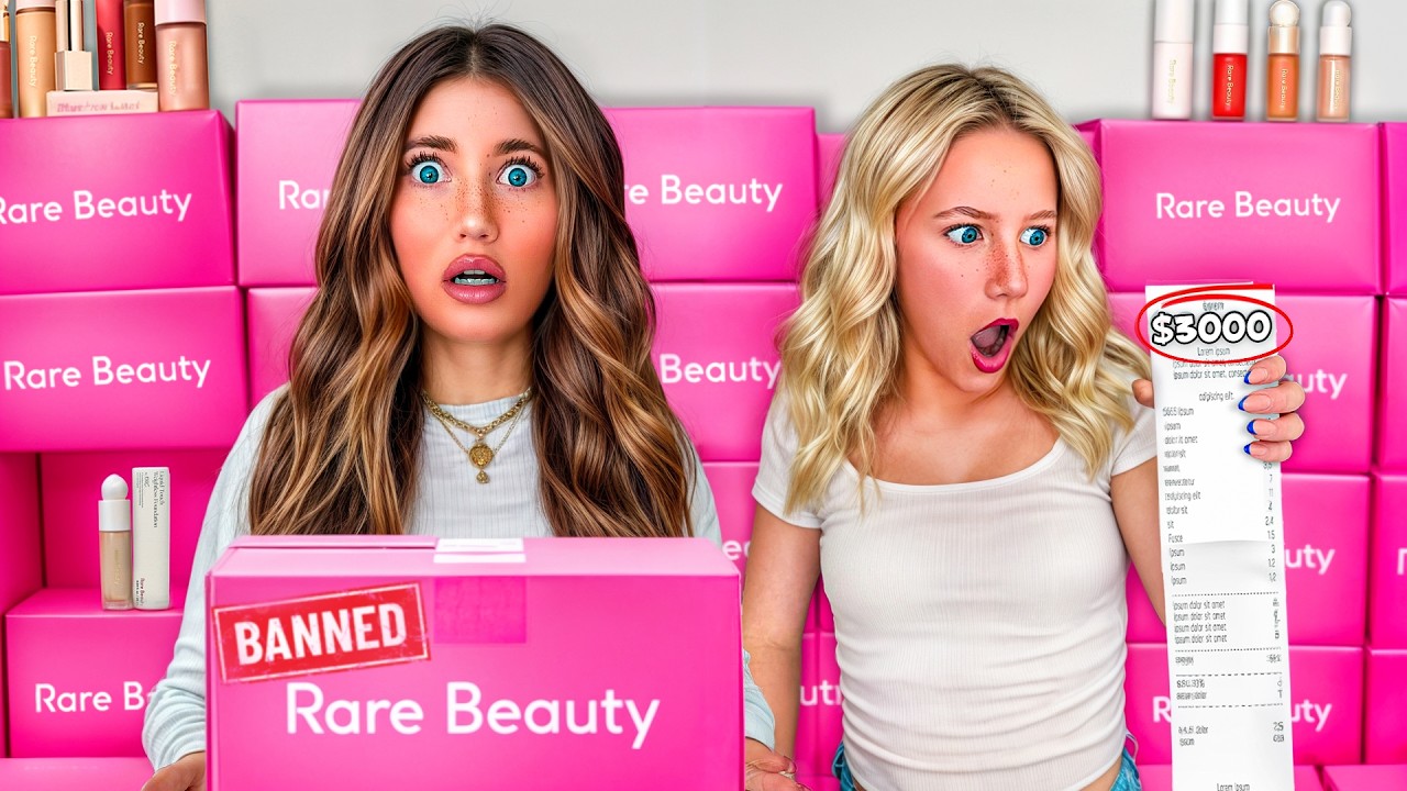 I bought every Rare Beauty product! I'm broke