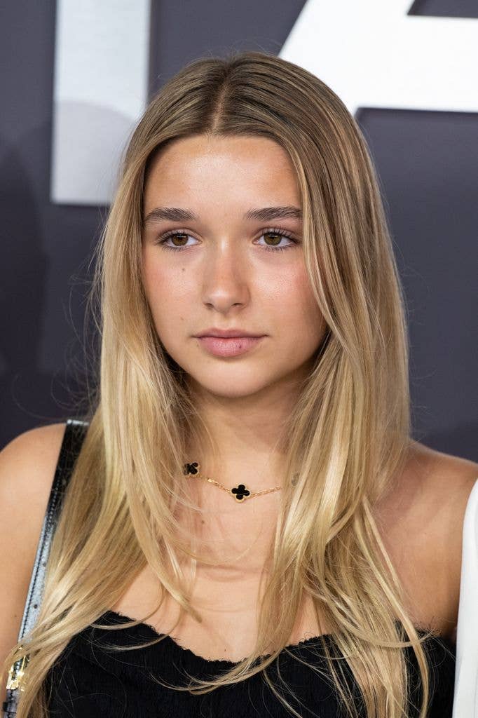 Harper Beckham's trademark blonde hair just had a voluminous transformation