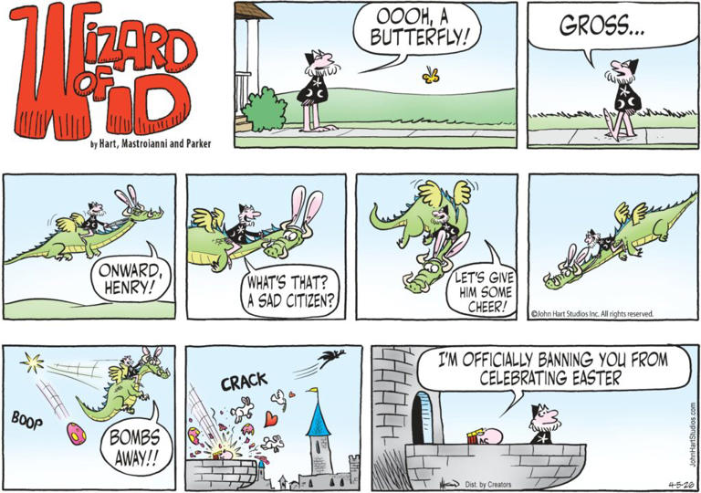 The latest 'Wizard of Id' comics by Parker and Hart