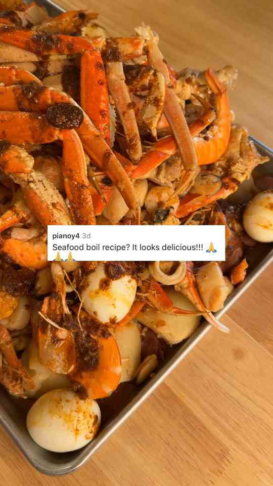 How I made a seafood boil