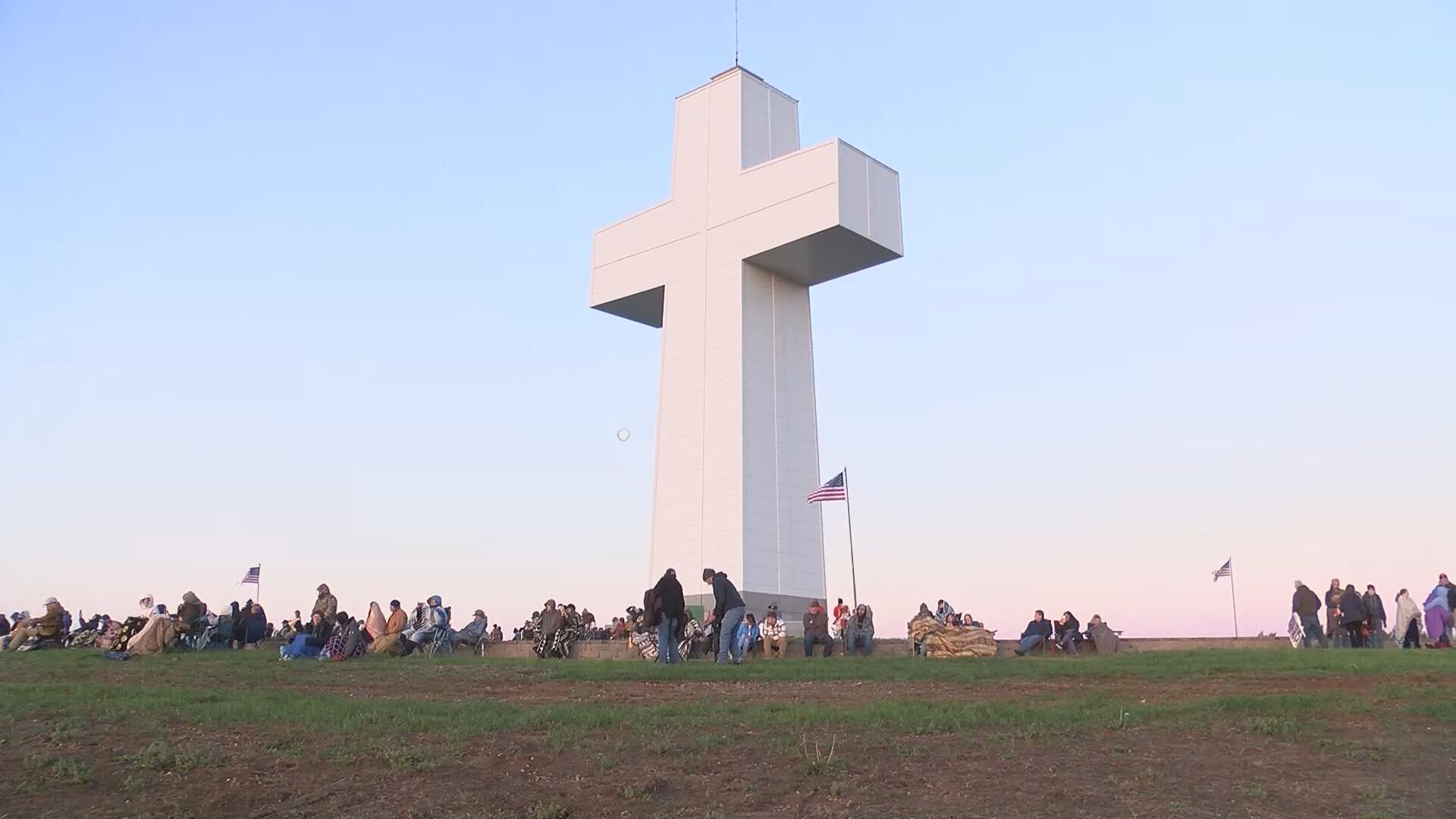 Hundreds gather at Bald Knob Cross for 90th annual Easter service
