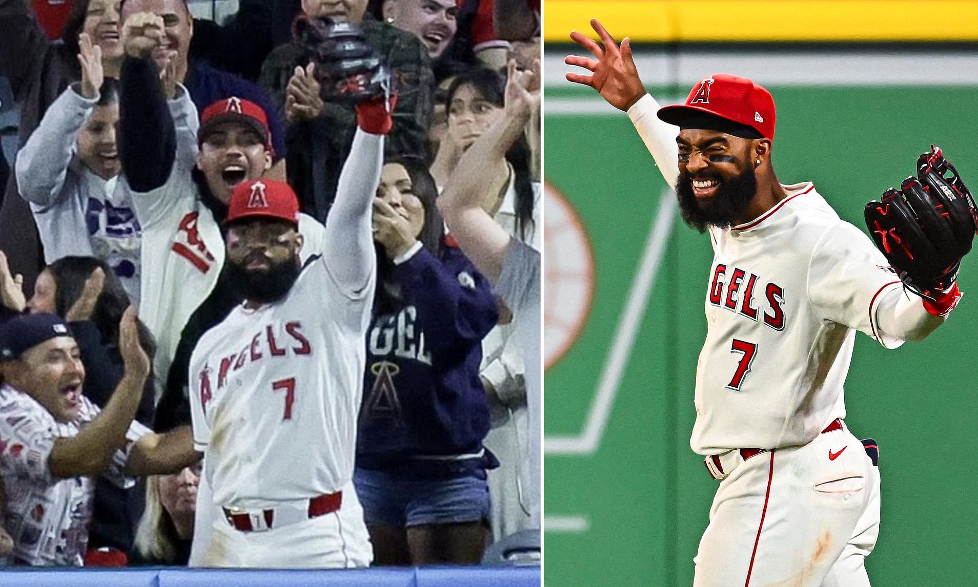 Incredible moment MLB star tumbles into the crowd as he makes third ...
