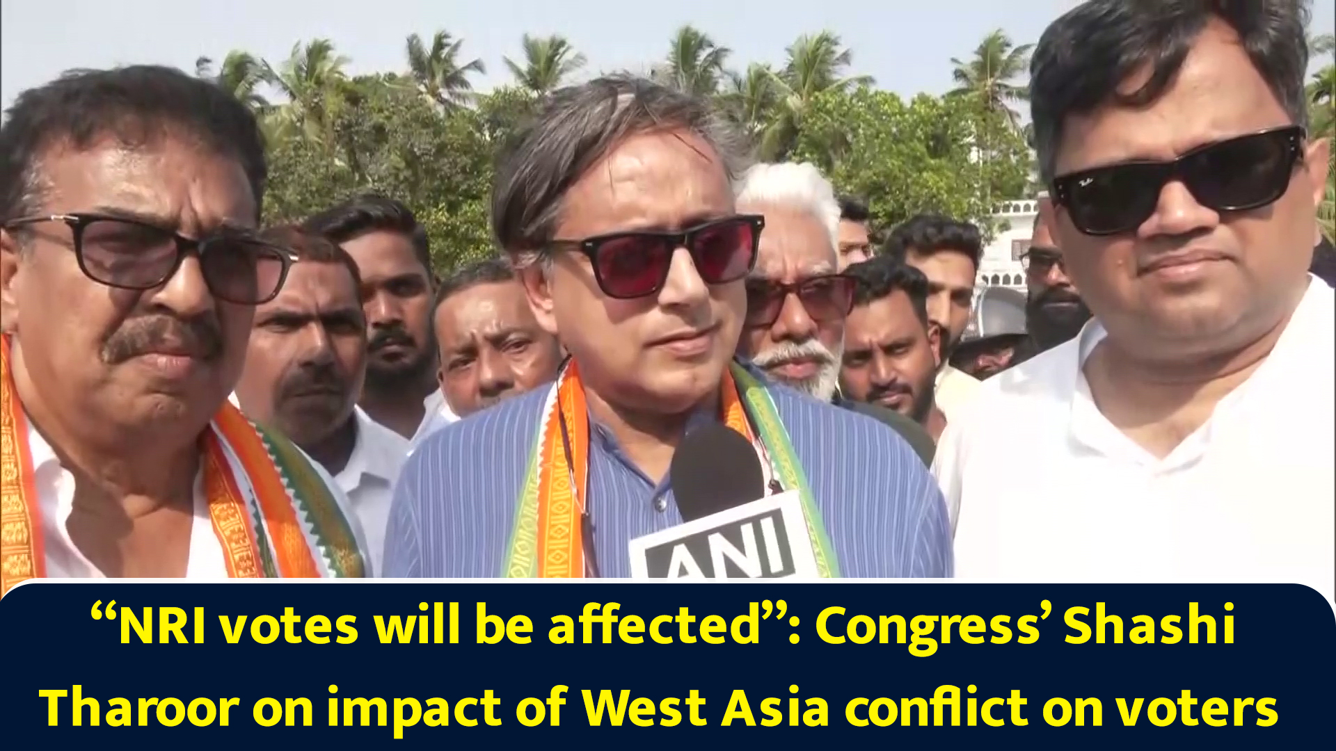 NRI votes will be affected: Congress’ Shashi Tharoor on impact of West ...