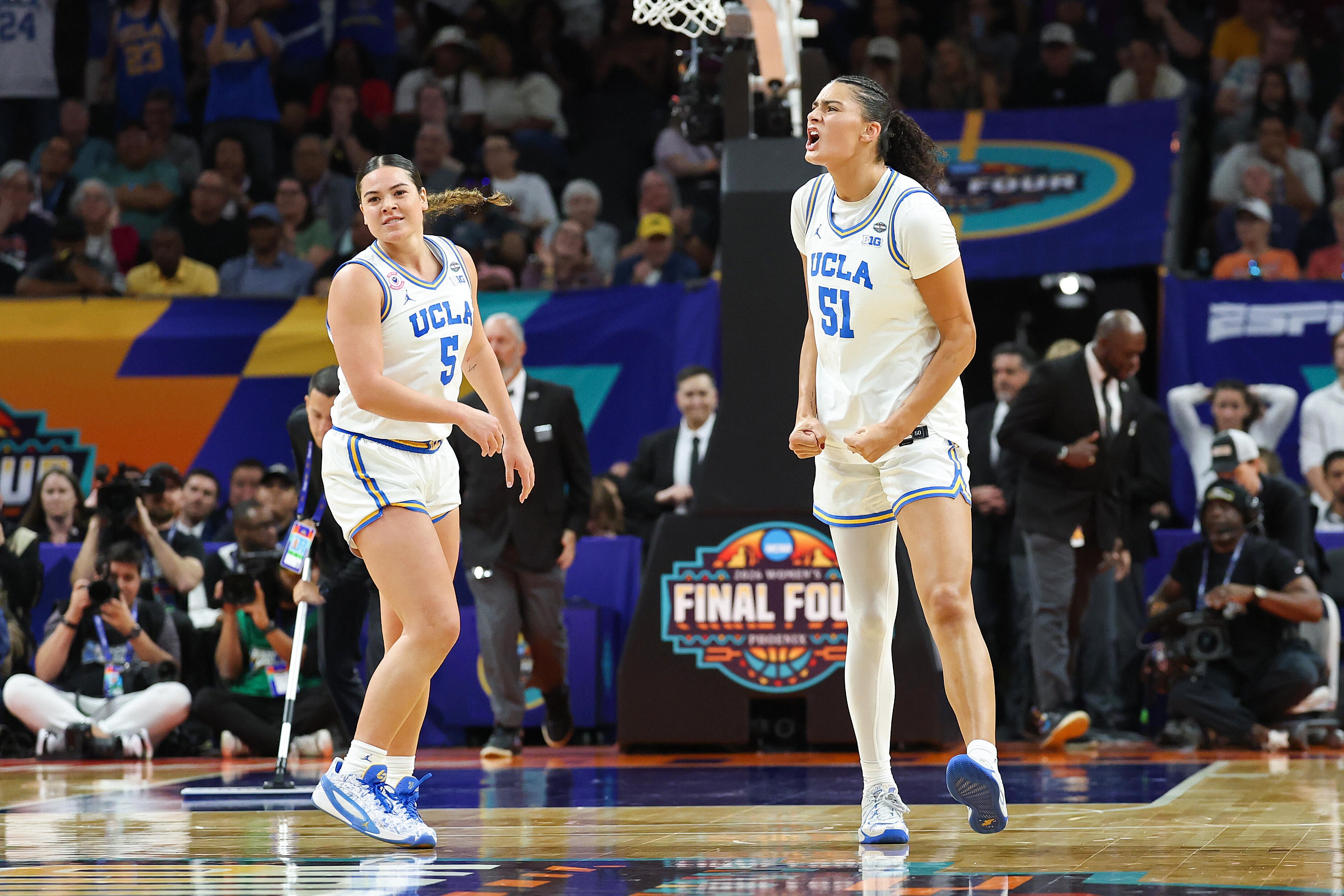 UCLA Bruins dominate South Carolina 79-51 to claim first women's ...
