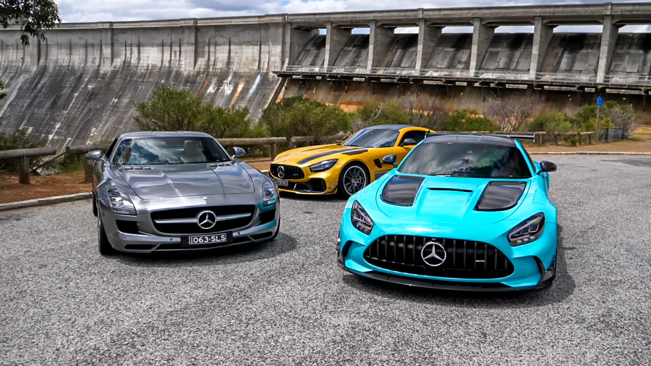 New AMG Black Series vs classic SLS: Which Mercedes supercar wins the ...